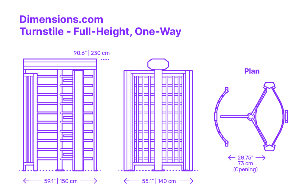 Turnstiles Dimensions Drawings Dimensions Turnstiles Dimensions Drawings Dimensions