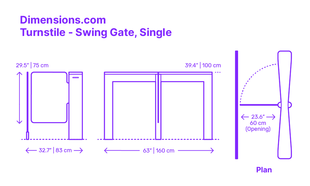Turnstiles Dimensions Drawings Dimensions Turnstiles Dimensions Drawings Dimensions